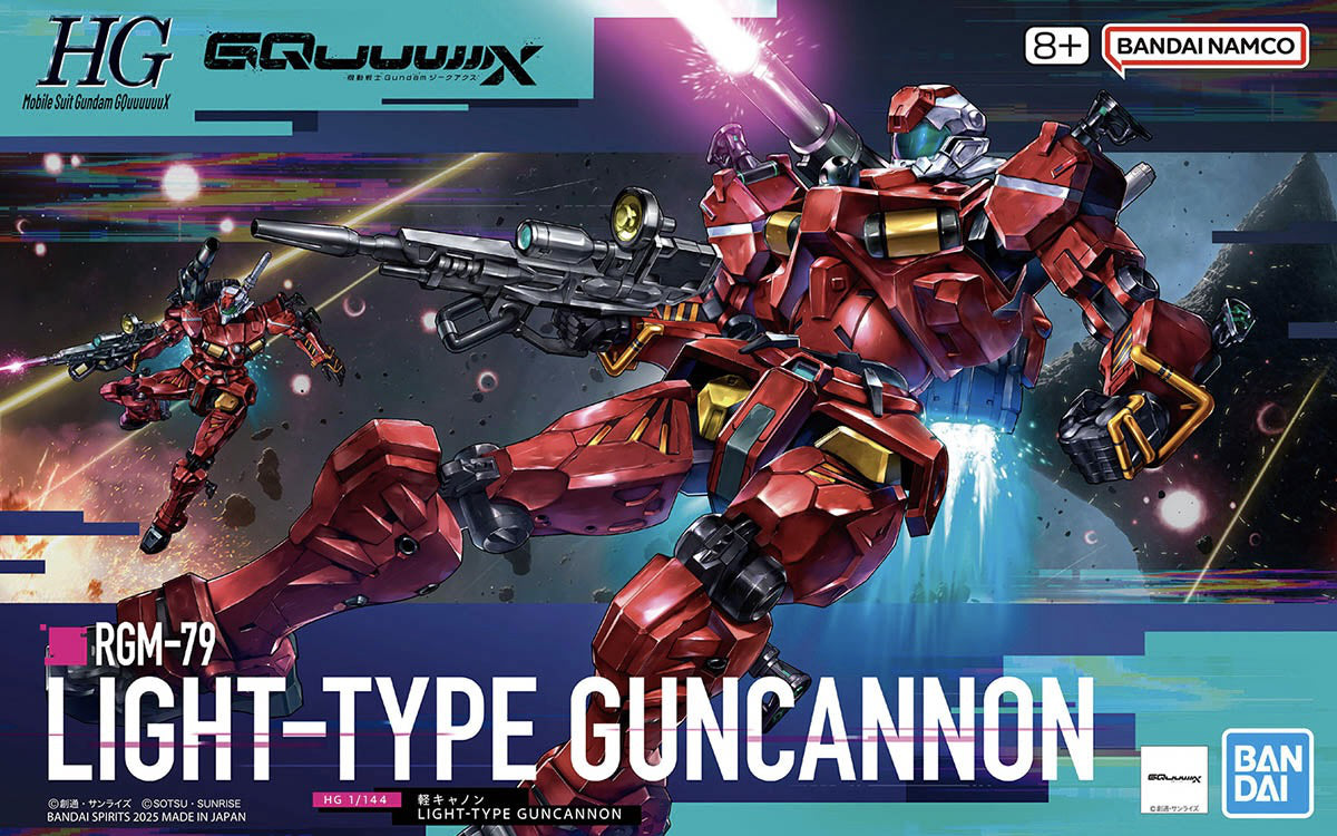LIGHT-TYPE GUNCANNON "GQuuuuuuX", BANDAI, HG – GUNDAM COMPANION