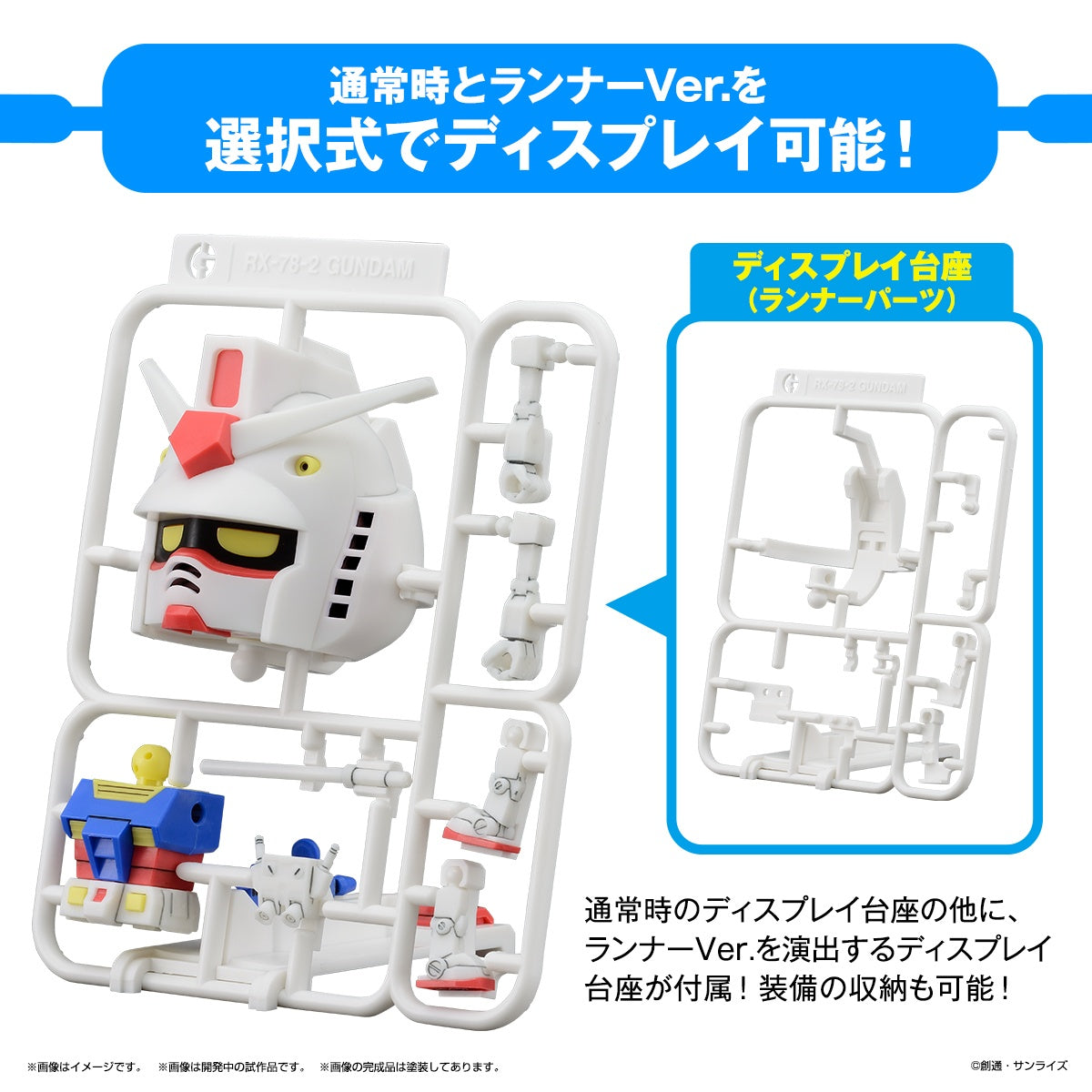 GUNPLA-KUN DX SET "GUNDAM" BANDAI, SD – GUNDAM COMPANION